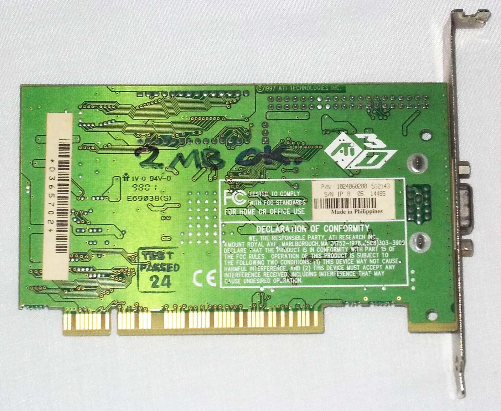 DOS Days - ATi 3D Rage II Series (1996-1997)