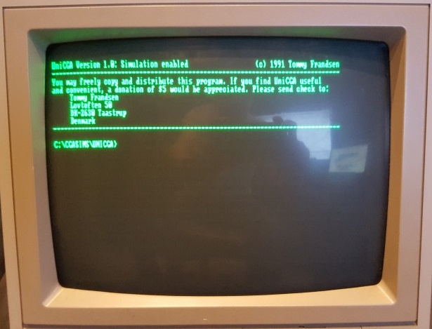 DOS Days - CGA Simulators for Hercules Cards