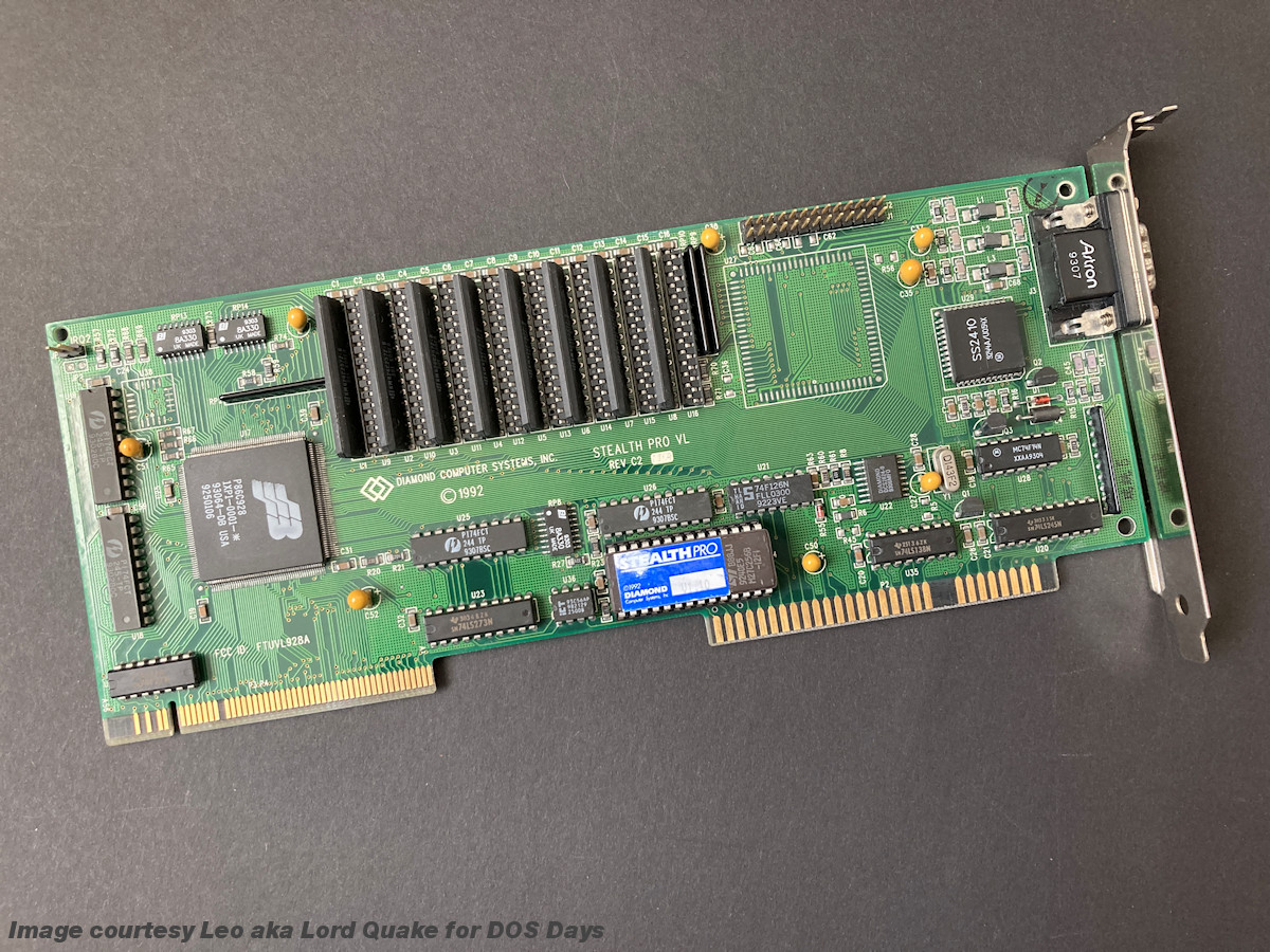 DOS Days - Diamond Stealth Pro (1993)