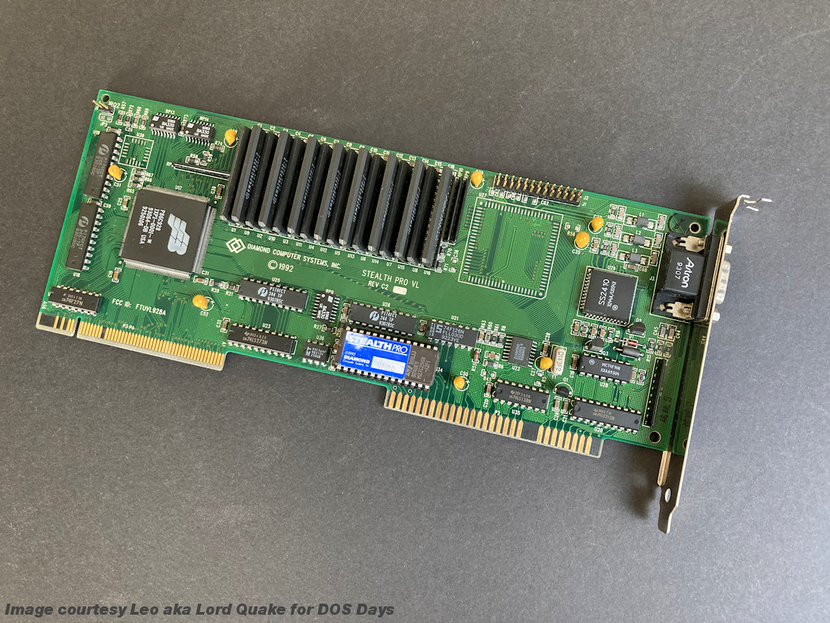 DOS Days - Diamond Stealth Pro (1993)
