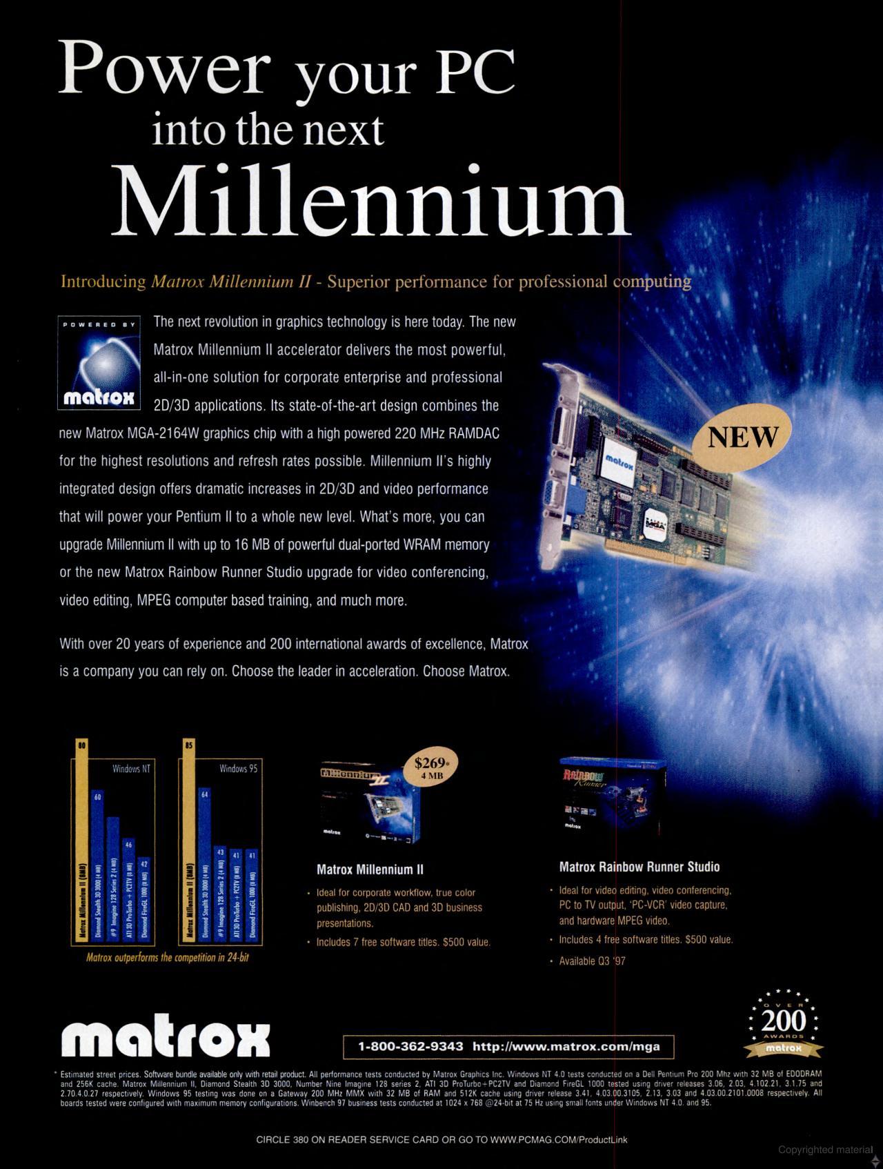 DOS Days - Matrox MGA Millennium II (1997)