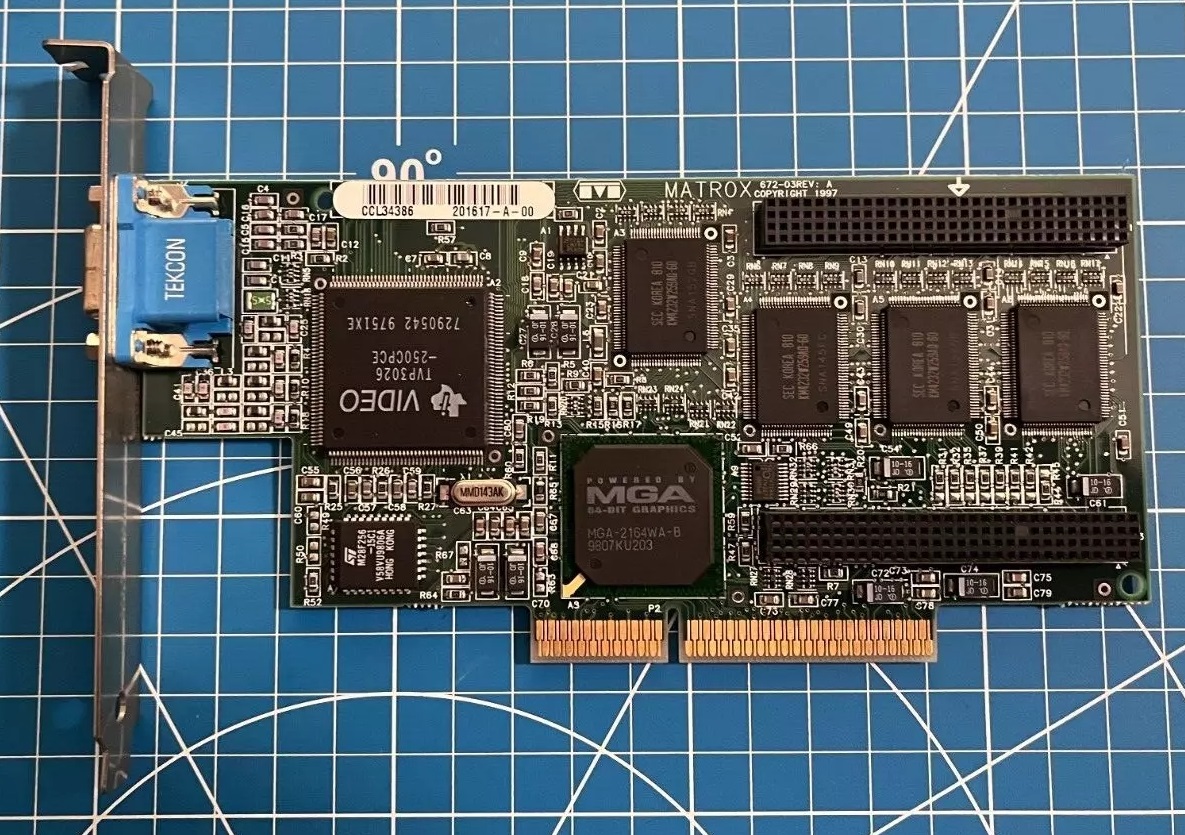DOS Days - Matrox MGA Millennium II (1997)
