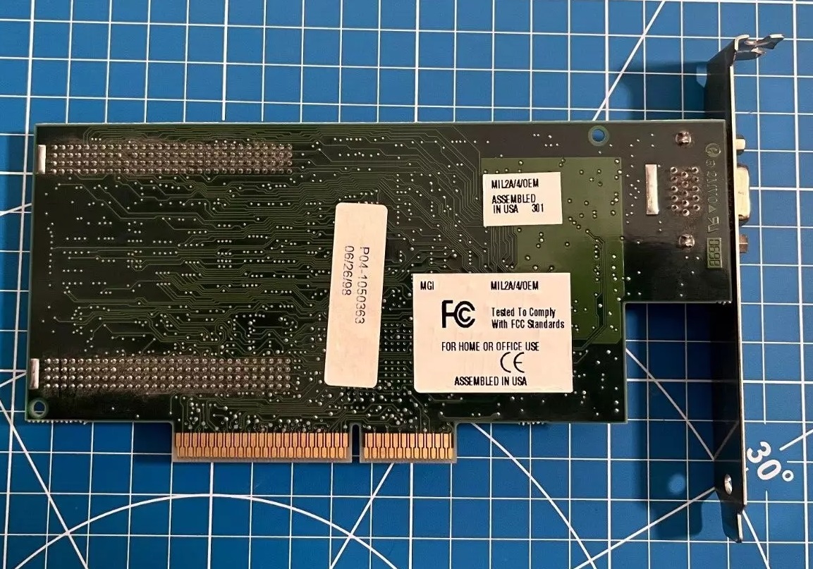 DOS Days - Matrox MGA Millennium II (1997)