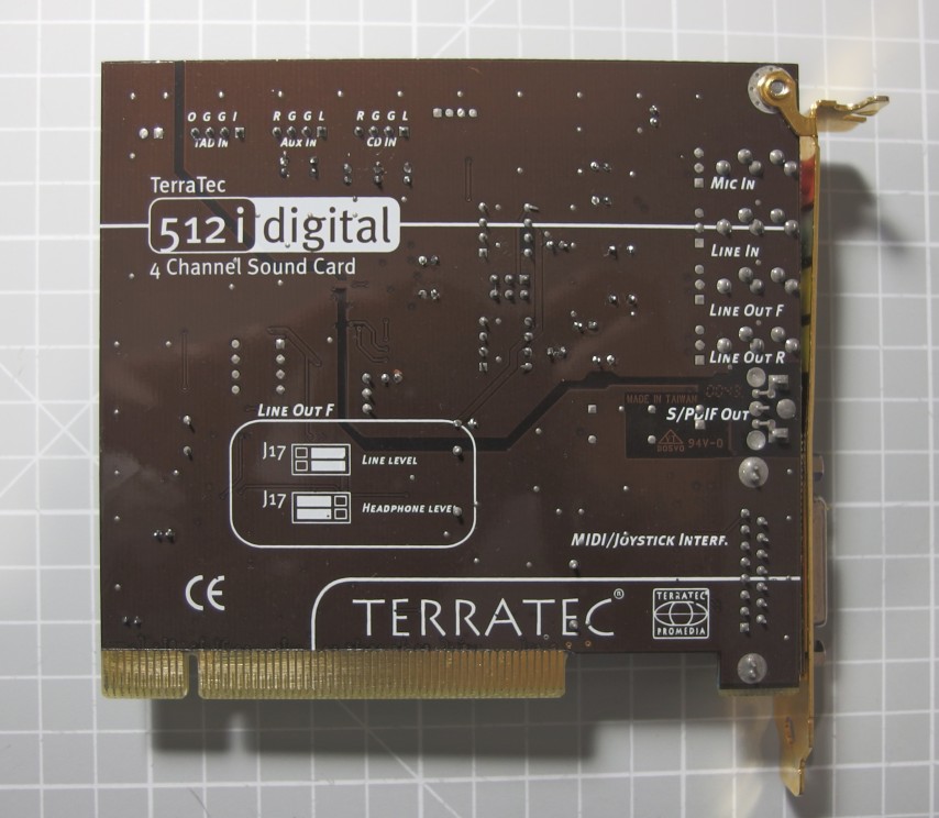 DOS Days - Terratec SoundSystem 512i Digital (2001)