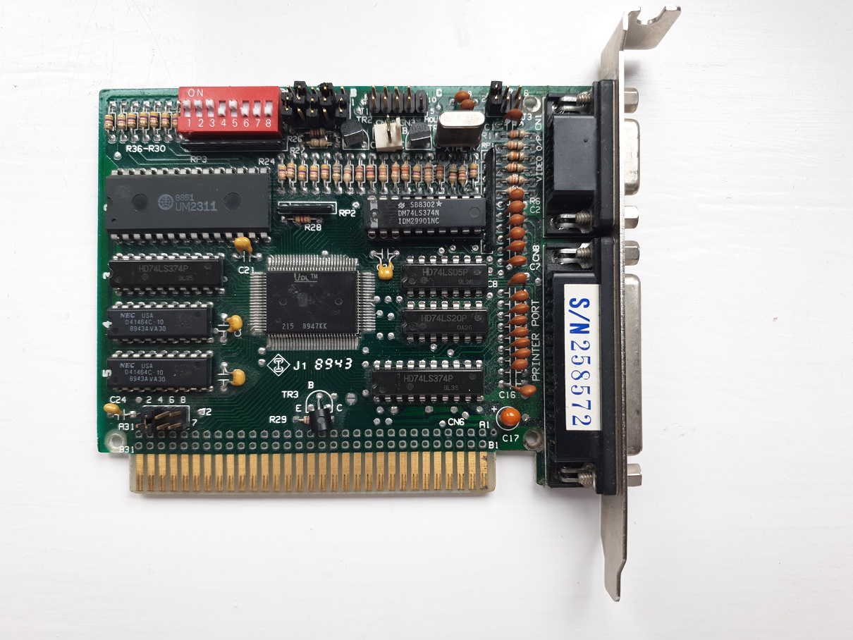 DOS Days - Retro Review: FIDA CGA Cards - Part 1